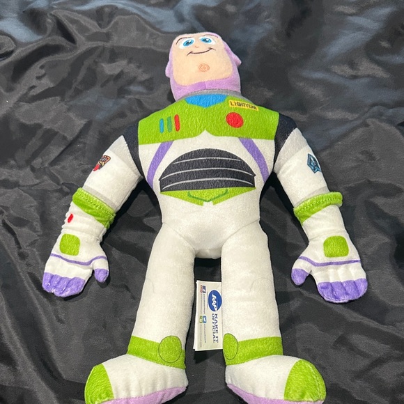 Disney | Toys | Disney Buzz Lightyear Plush White Green And Purple ...